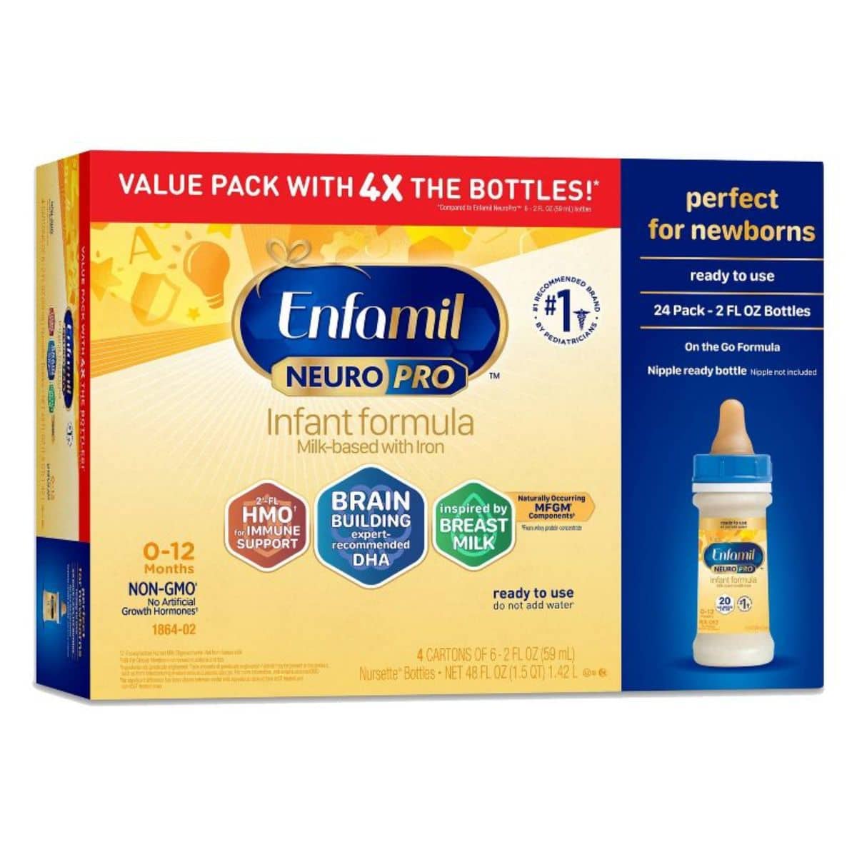 Enfamil NeuroPro Baby Formula, Triple Prebiotic Immune Blend