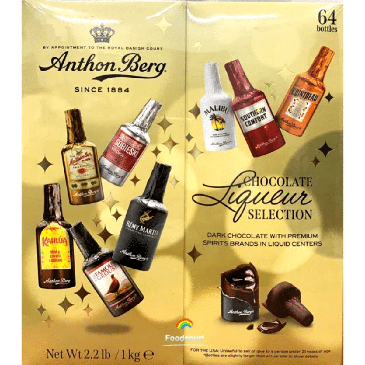 Anthon Berg Chocolate Liqueurs | 64 Bottles